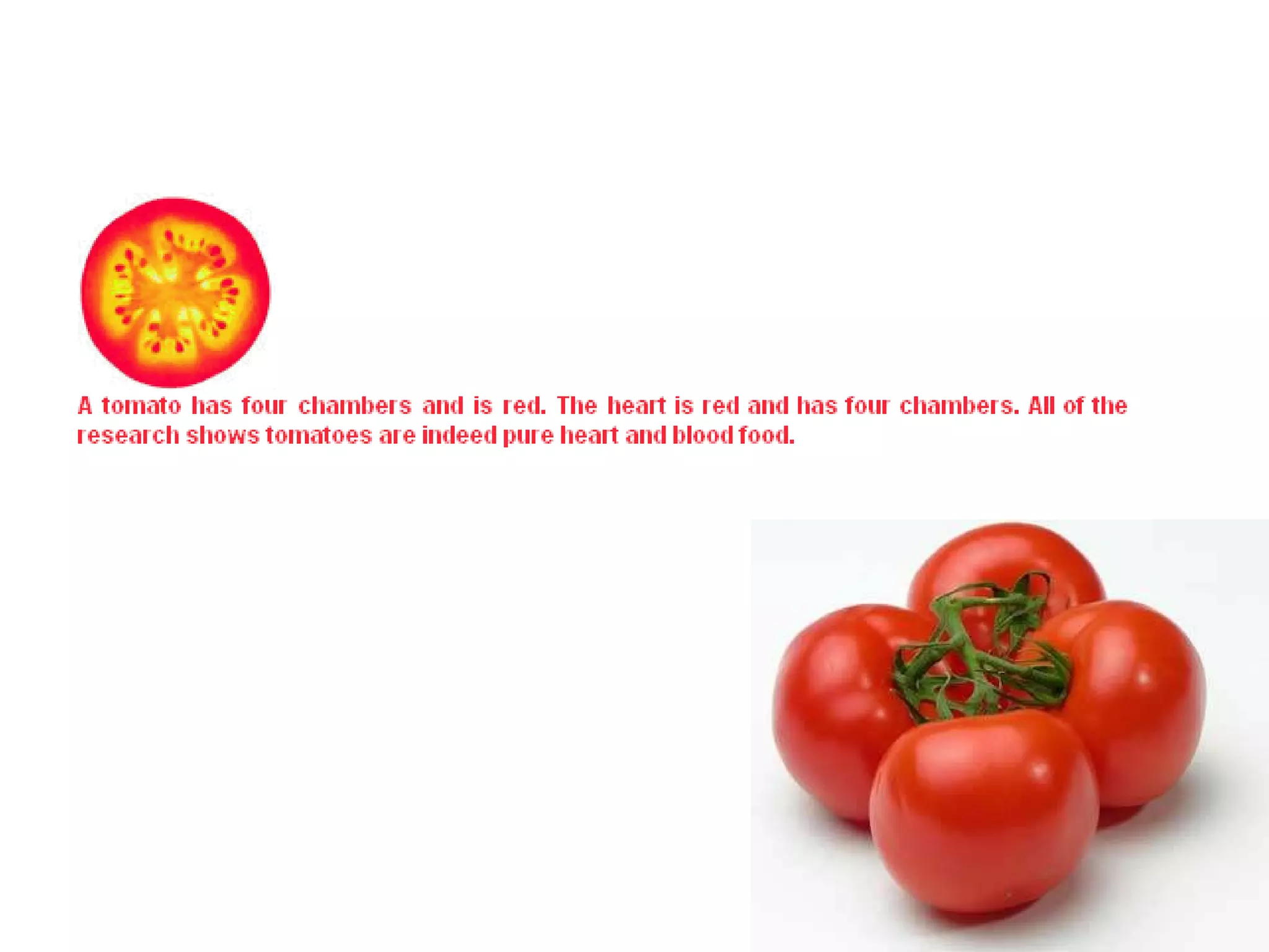 Fruits and vegetables doctrine of signatures | PPS