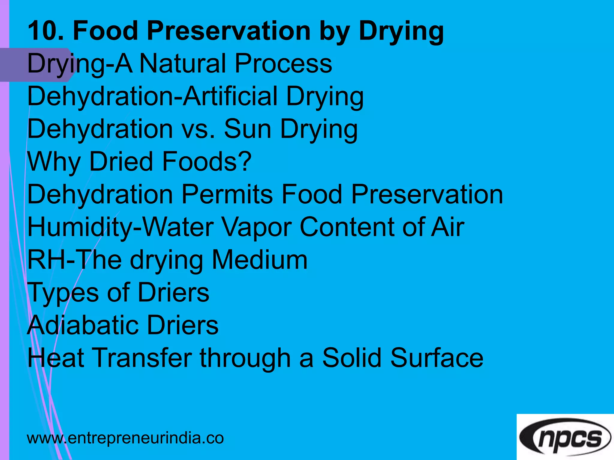 Fruits, Vegetables & Food Processing with Canning & Preservation | PPTX