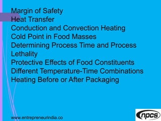 Fruits, Vegetables & Food Processing with Canning & Preservation | PPT