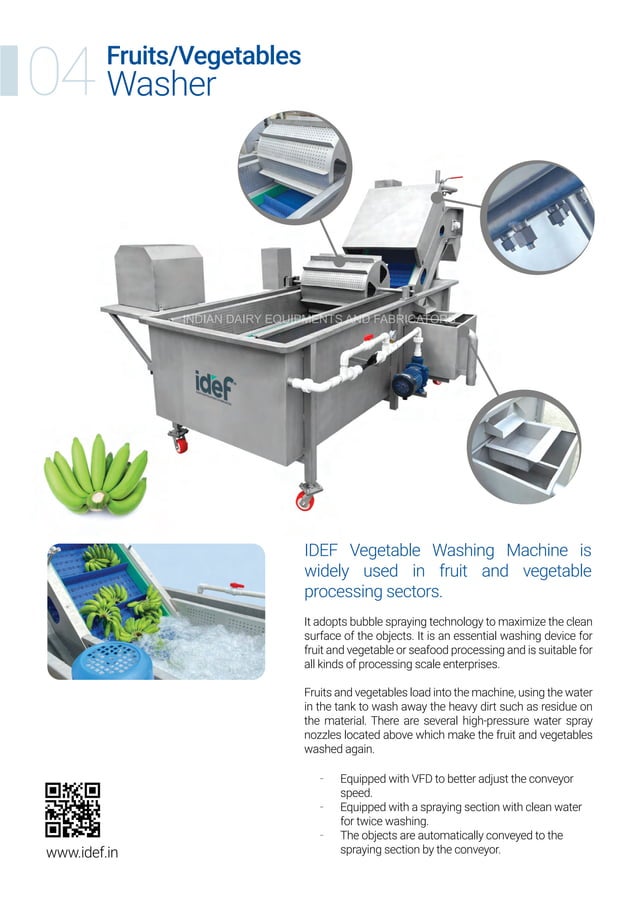 Fruits & Vegetables Processing Line | PDF
