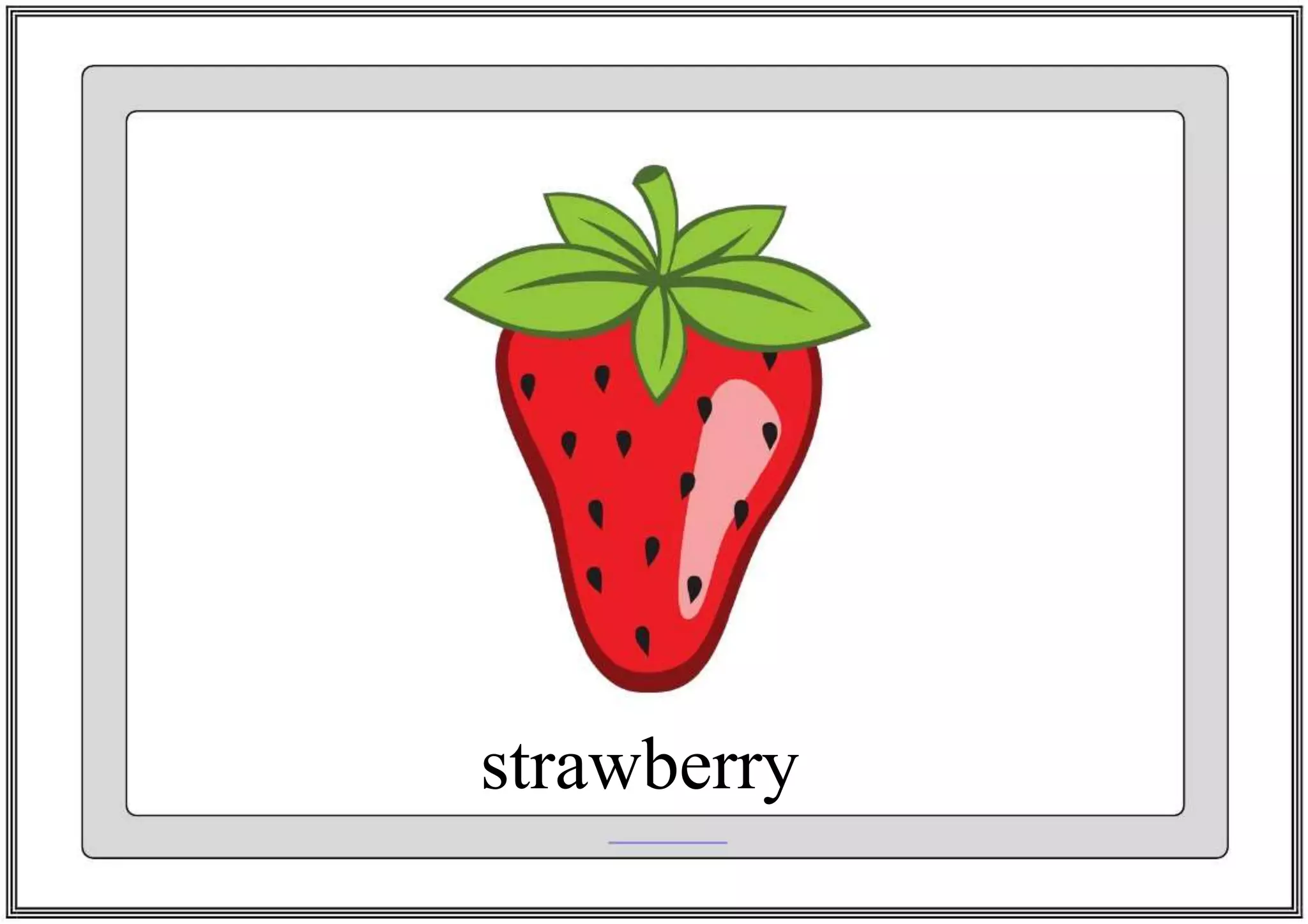fruits vocabulary esl printable flashcards with words for kids.pptx