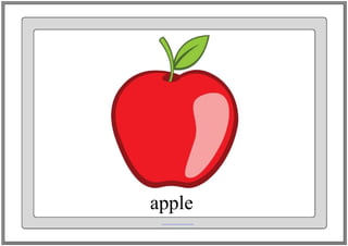 fruits vocabulary esl printable flashcards with words for kids.pptx