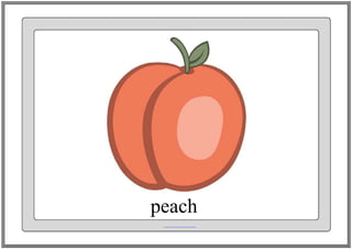 fruits vocabulary esl printable flashcards with words for kids.pptx