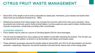 Fruit waste management | PPT