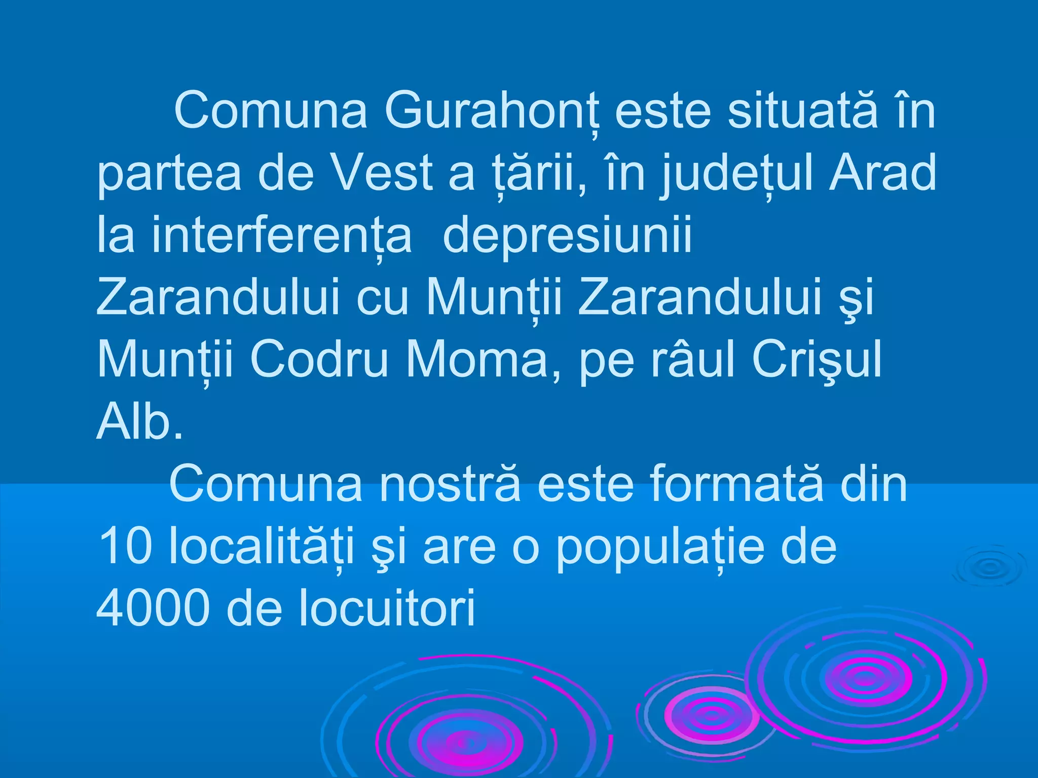 Frumusetile comunei gurahont | PPT