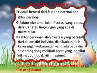 Frustasi (Psikologi Sosial) | PPTX