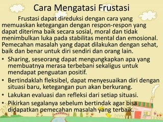 Frustasi (Psikologi Sosial) | PPTX