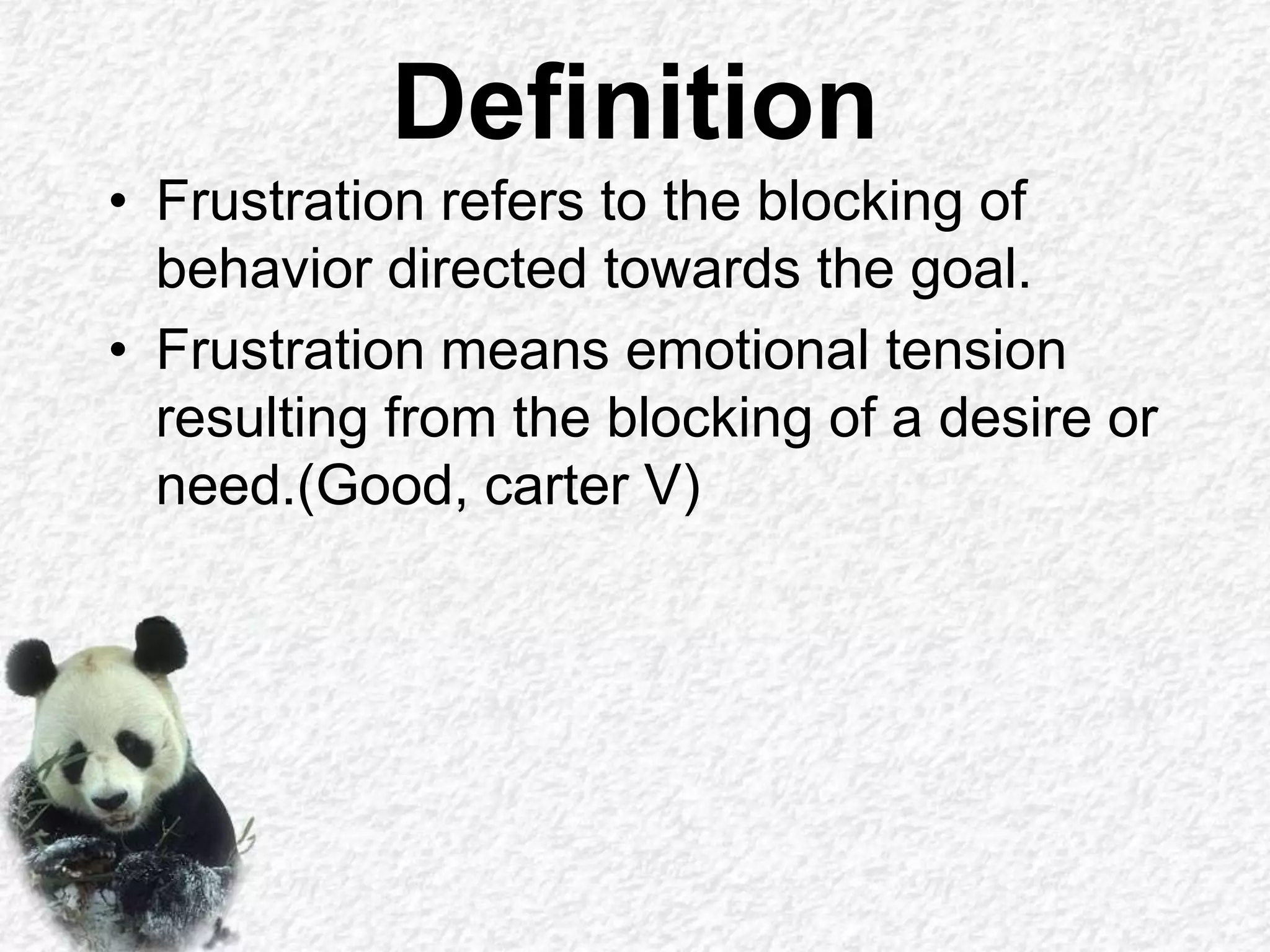 Frustration | PPTX