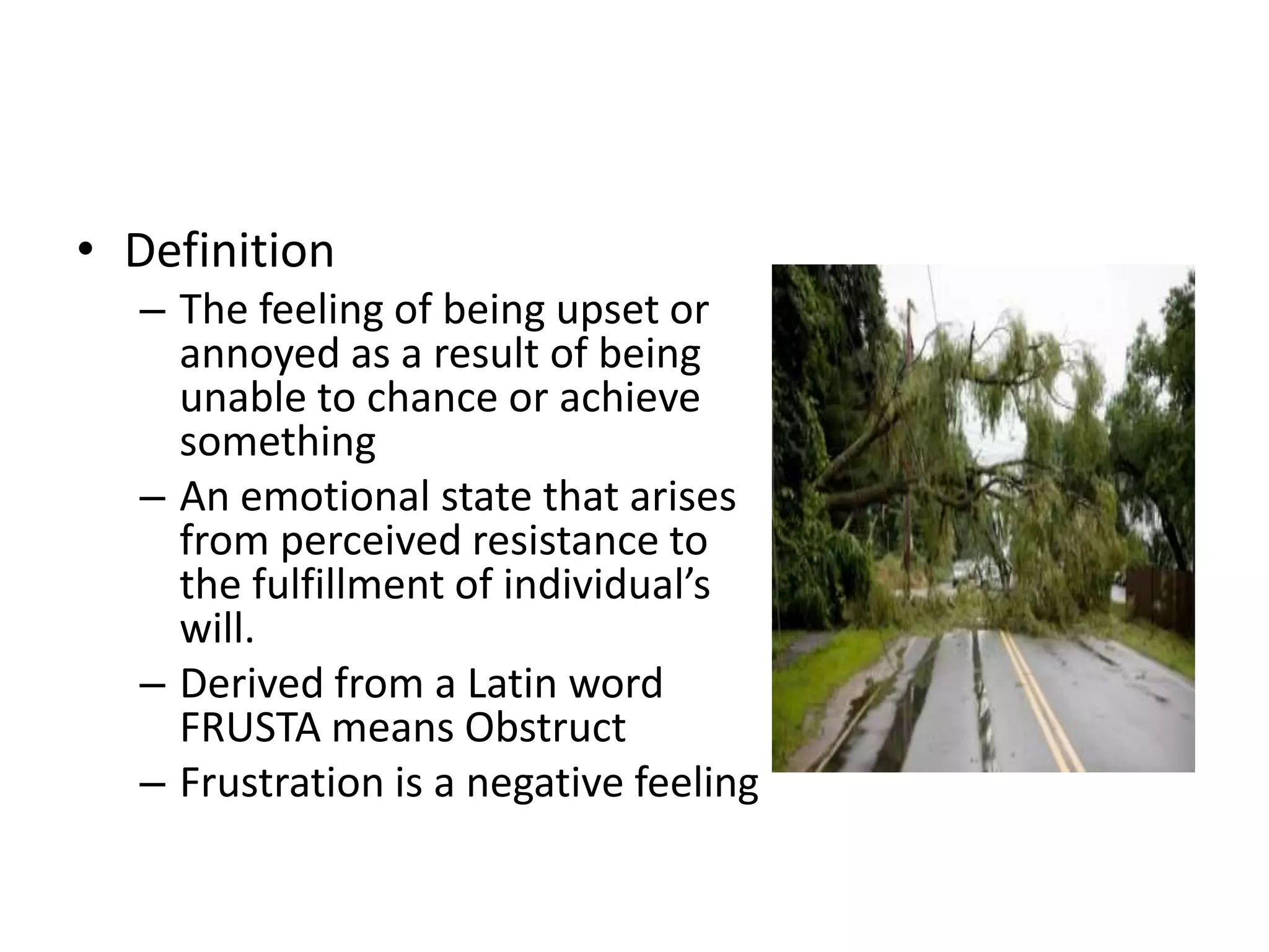 FRUSTRATION - GENERAL NURSING AND MIDWIFERY, FIRST YEAR STUDENTS. | PPTX