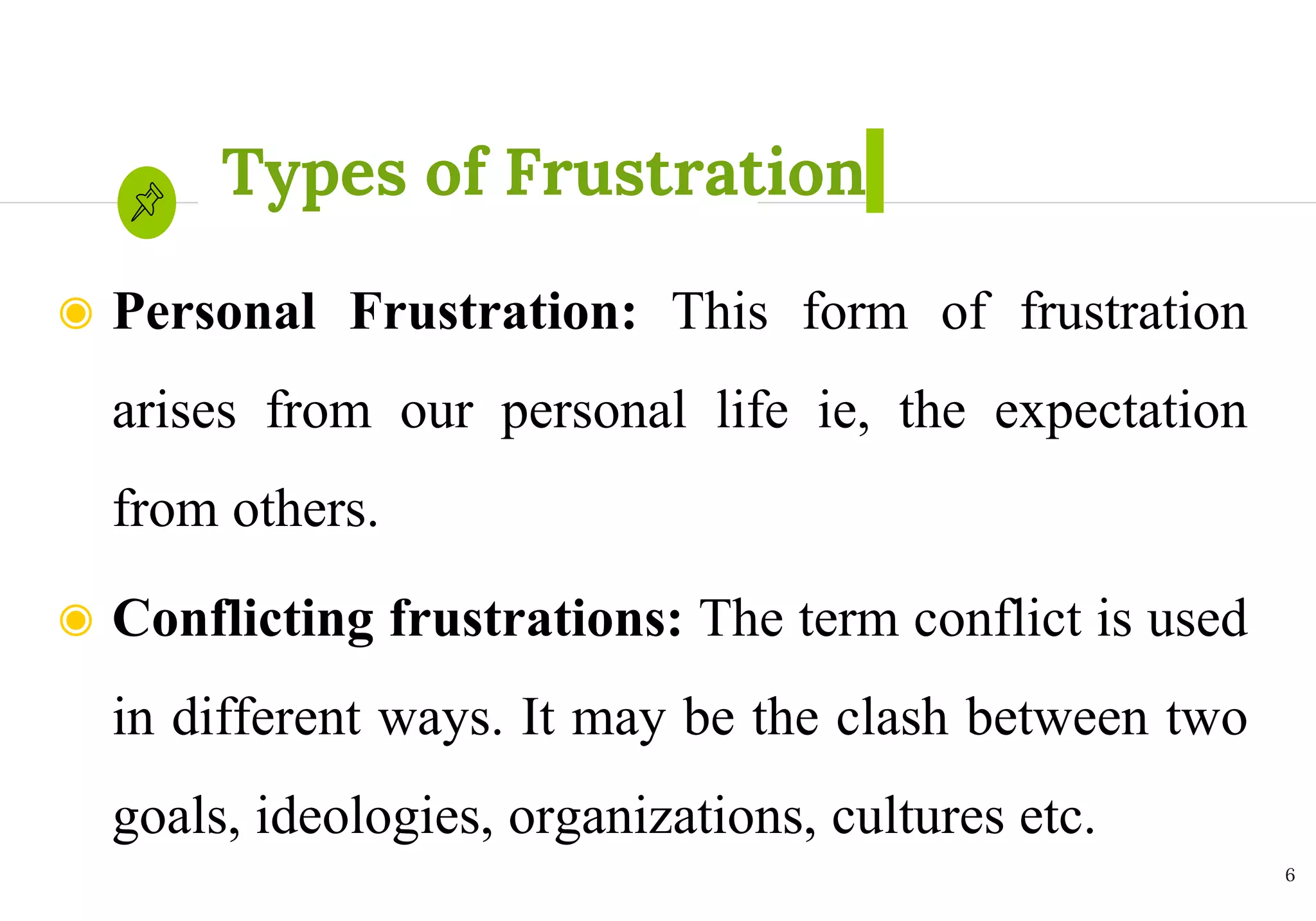 Frustration- Psychology | PPTX