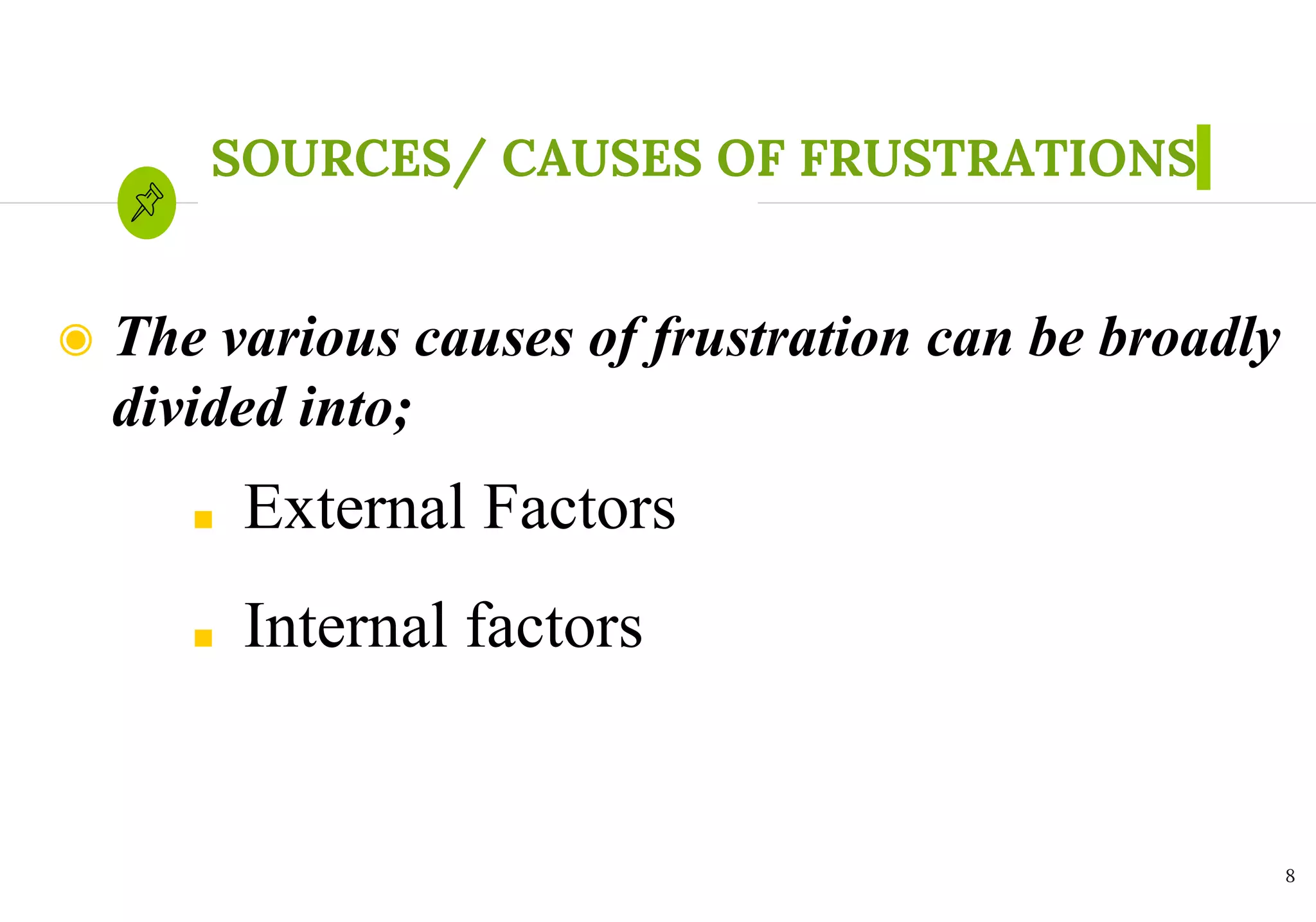 Frustration- Psychology | PPTX