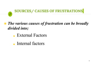 Frustration- Psychology | PPTX