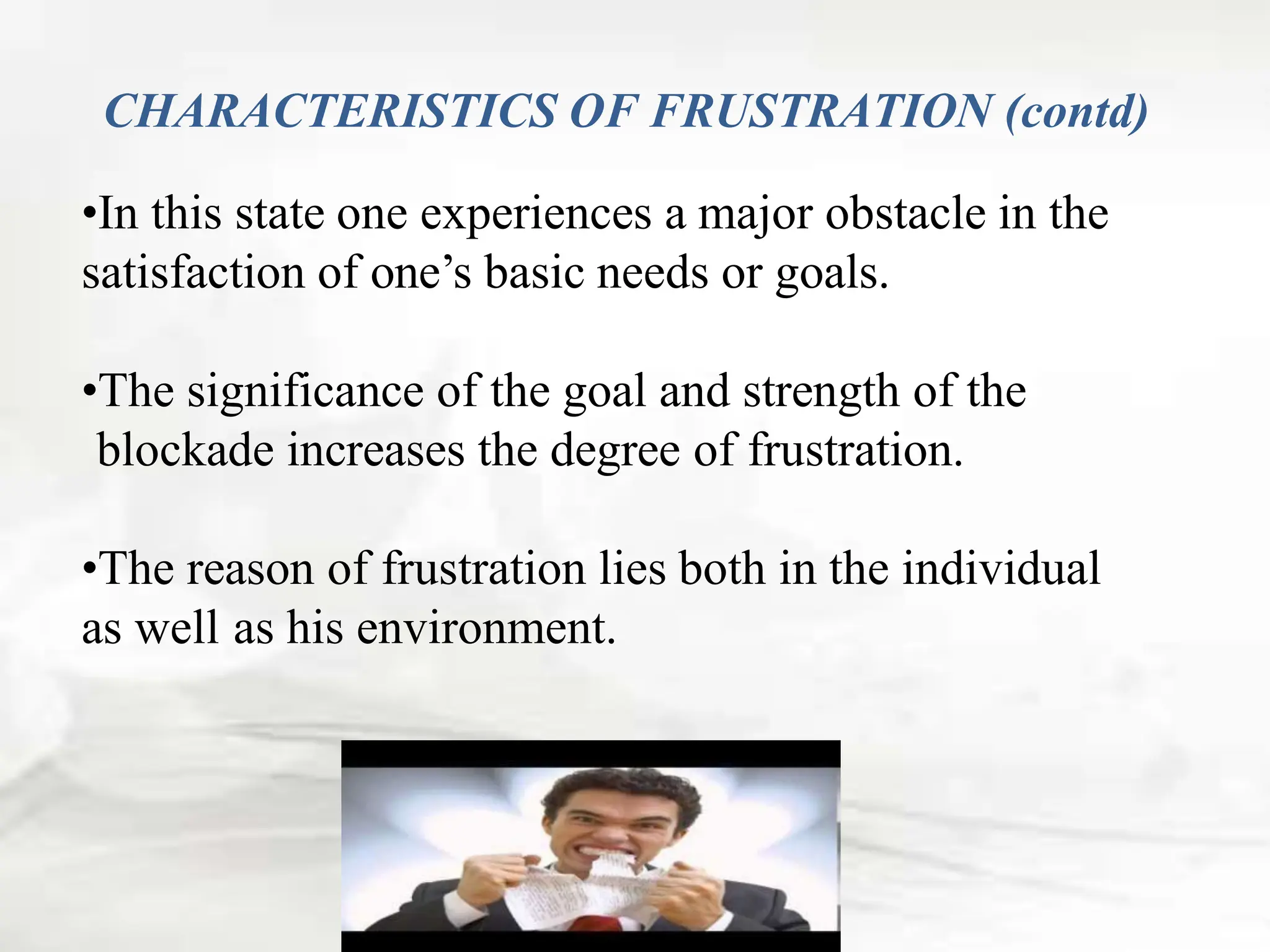 frustration.pptx B.sc nursing 2nd yera nursing | PPTX