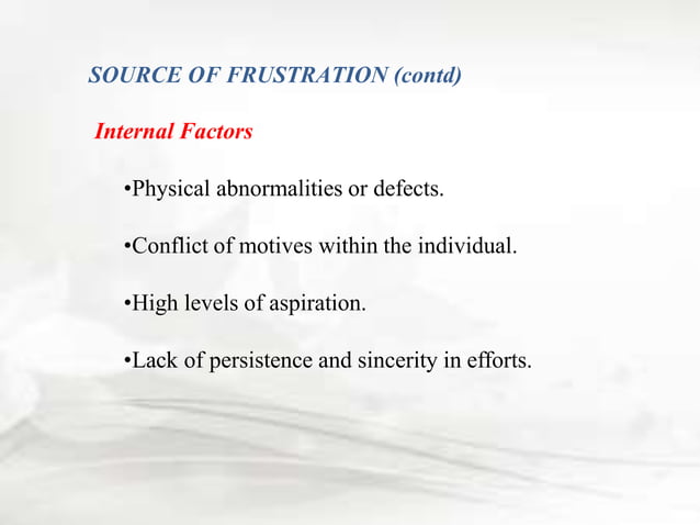 frustration.pptx B.sc nursing 2nd yera nursing | PPT