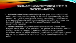 Frustration and stress report | PPT
