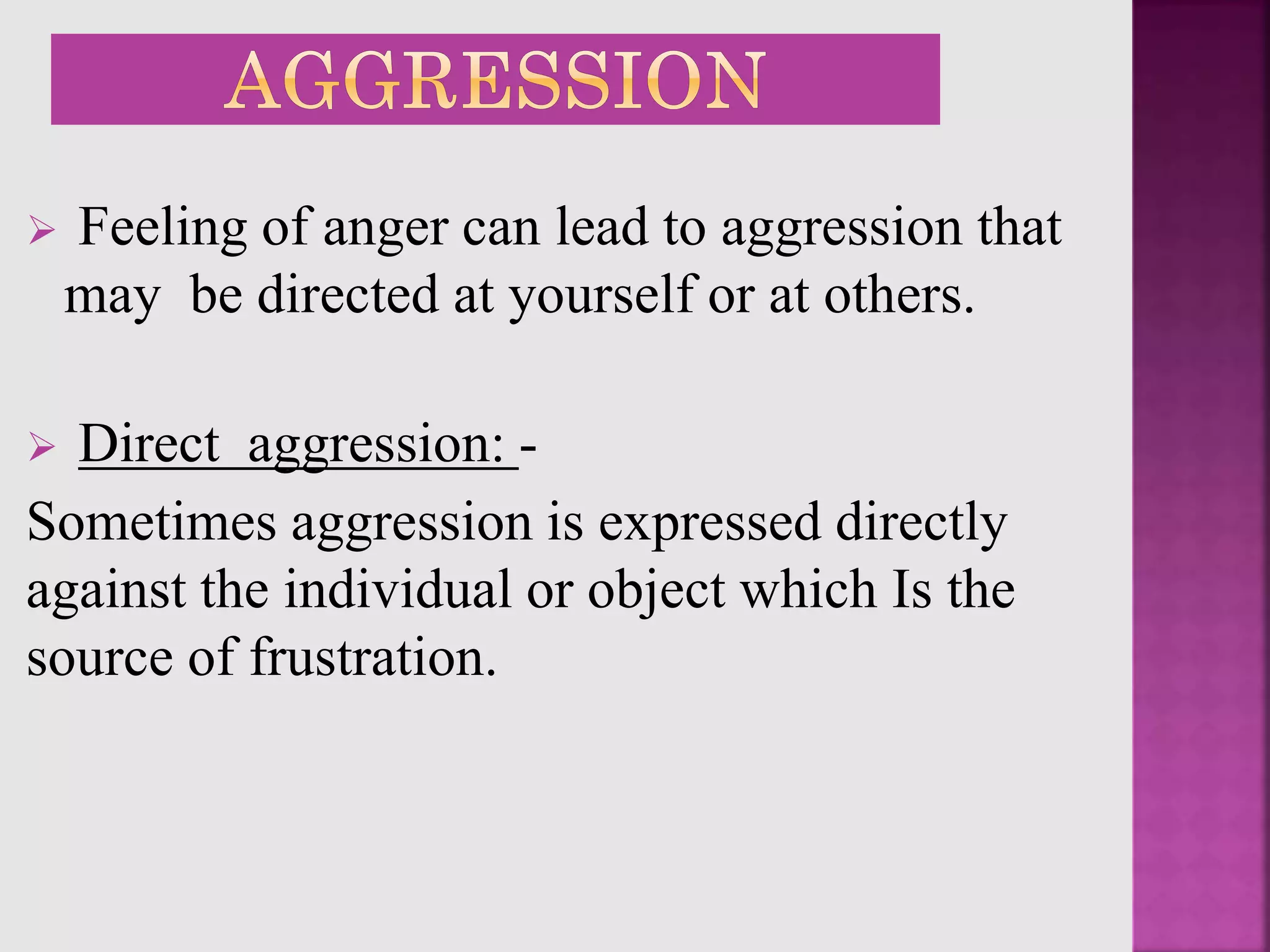 frustration and conflict | PPTX