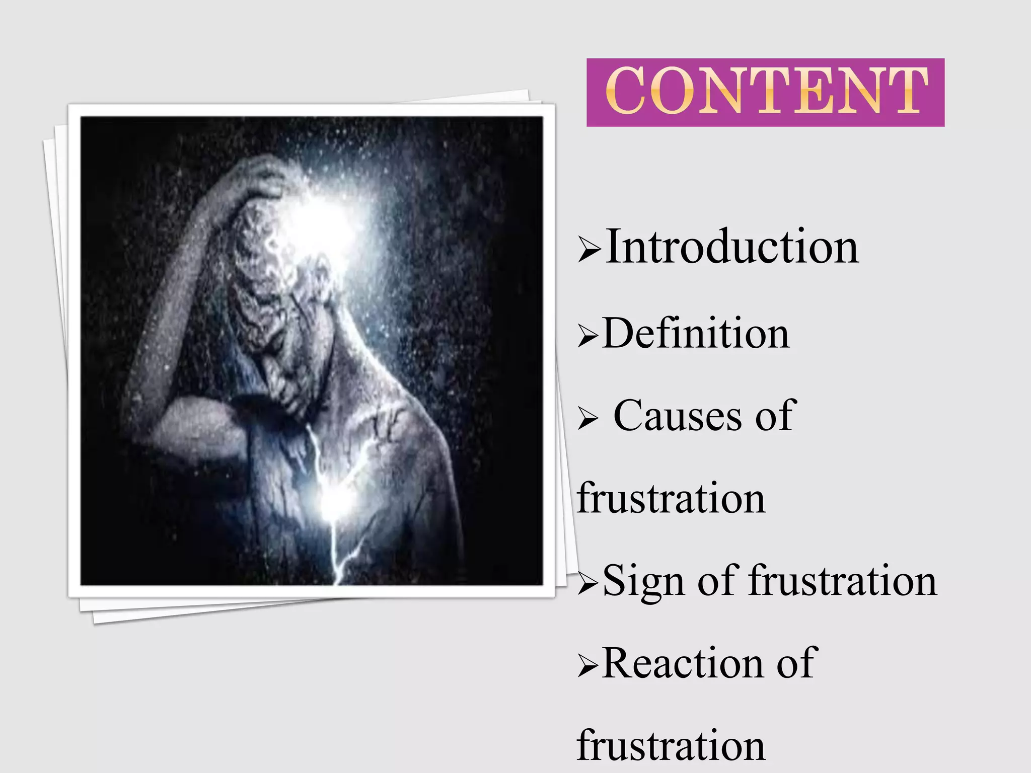 frustration and conflict | PPTX