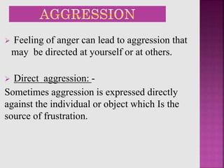 frustration and conflict | PPTX