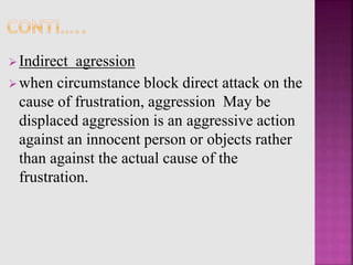 frustration and conflict | PPTX