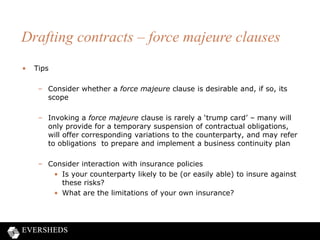 SHINE - Frustration of contracts webinar | PDF