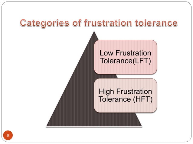 Frustration tolerance | PPTX