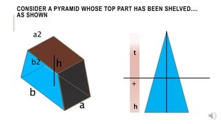 Frustum mensuration | PPTX