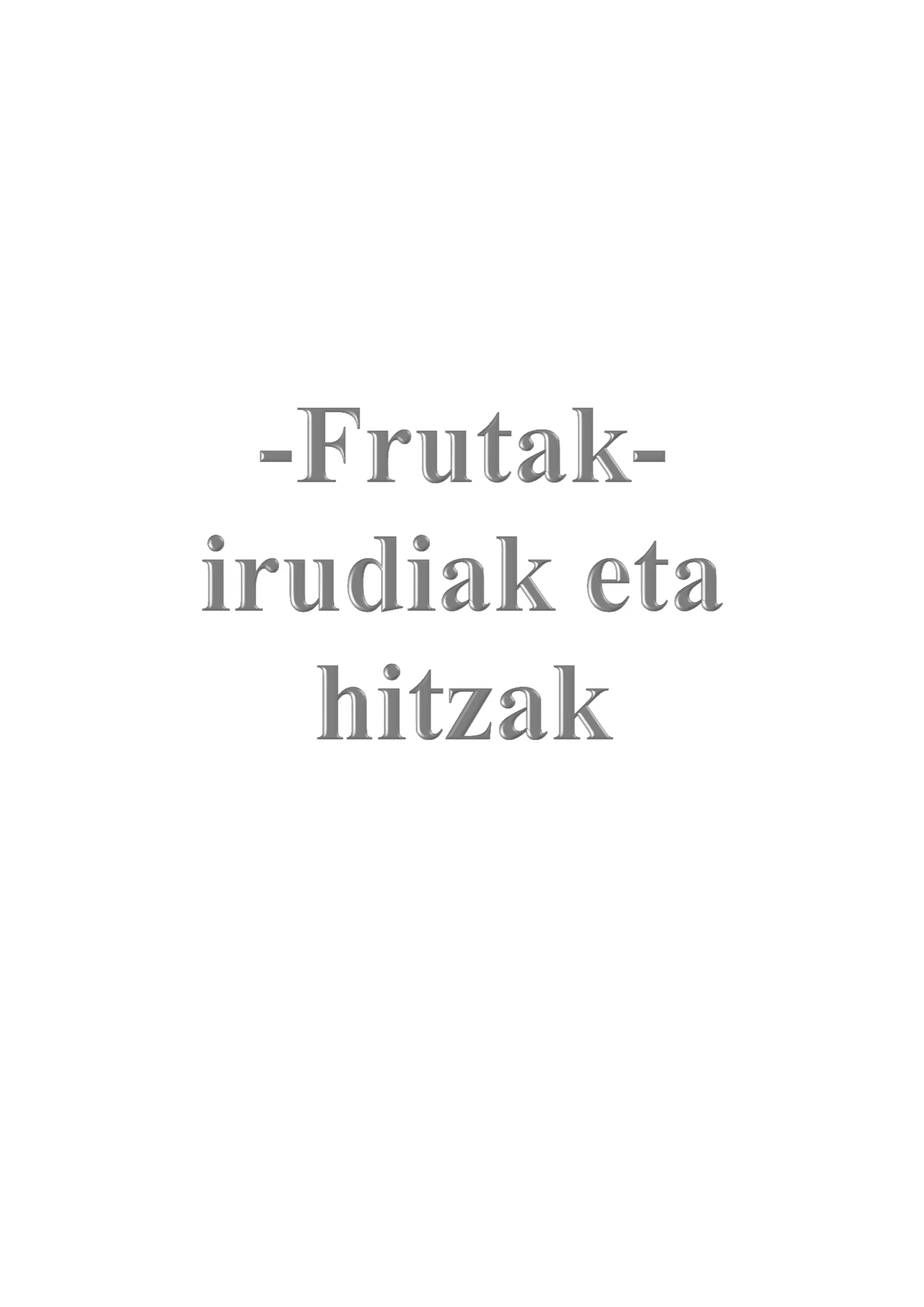 Frutak | PDF