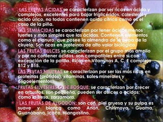 Frutas y verduras tipos y características | PDF