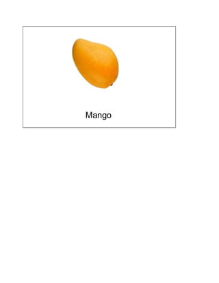 Frutas en ingles | DOCX