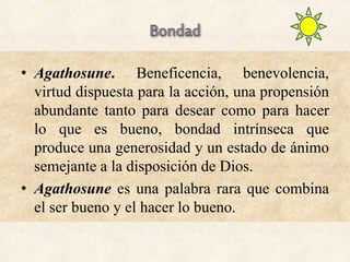 Frutos del espiritu bondad | PPTX