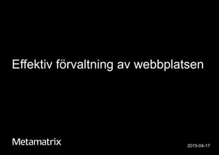 Förvaltningsorganisation b | PPT