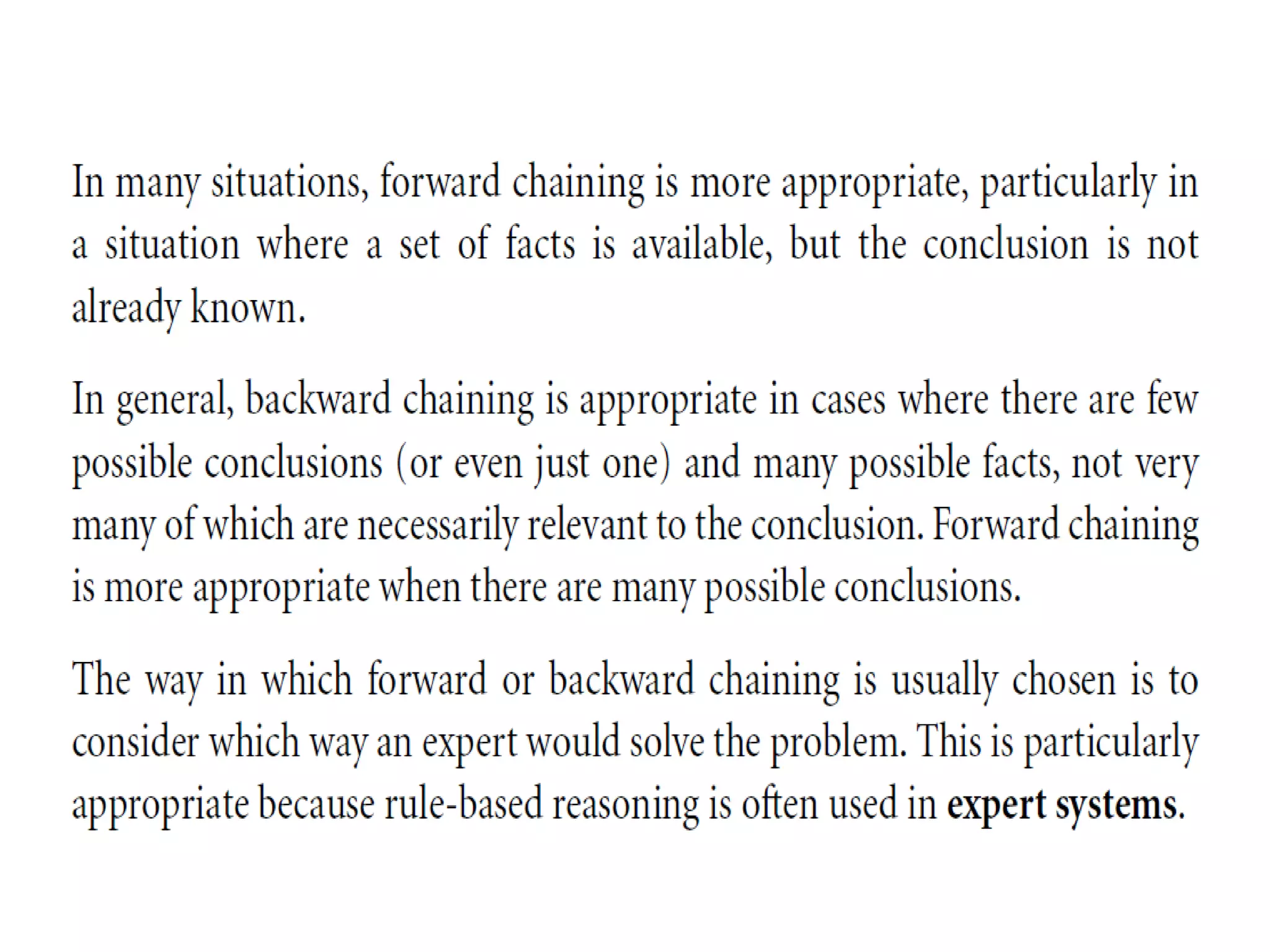 Forward Backward Chaining | PPTX