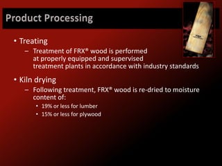 FRX® Exterior Fire Retardant Wood | PPTX