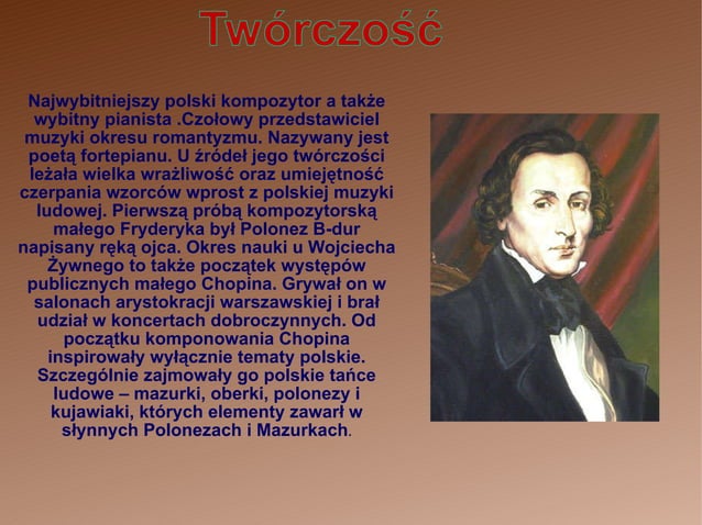 Fryderyk chopin prezentacja | PPT