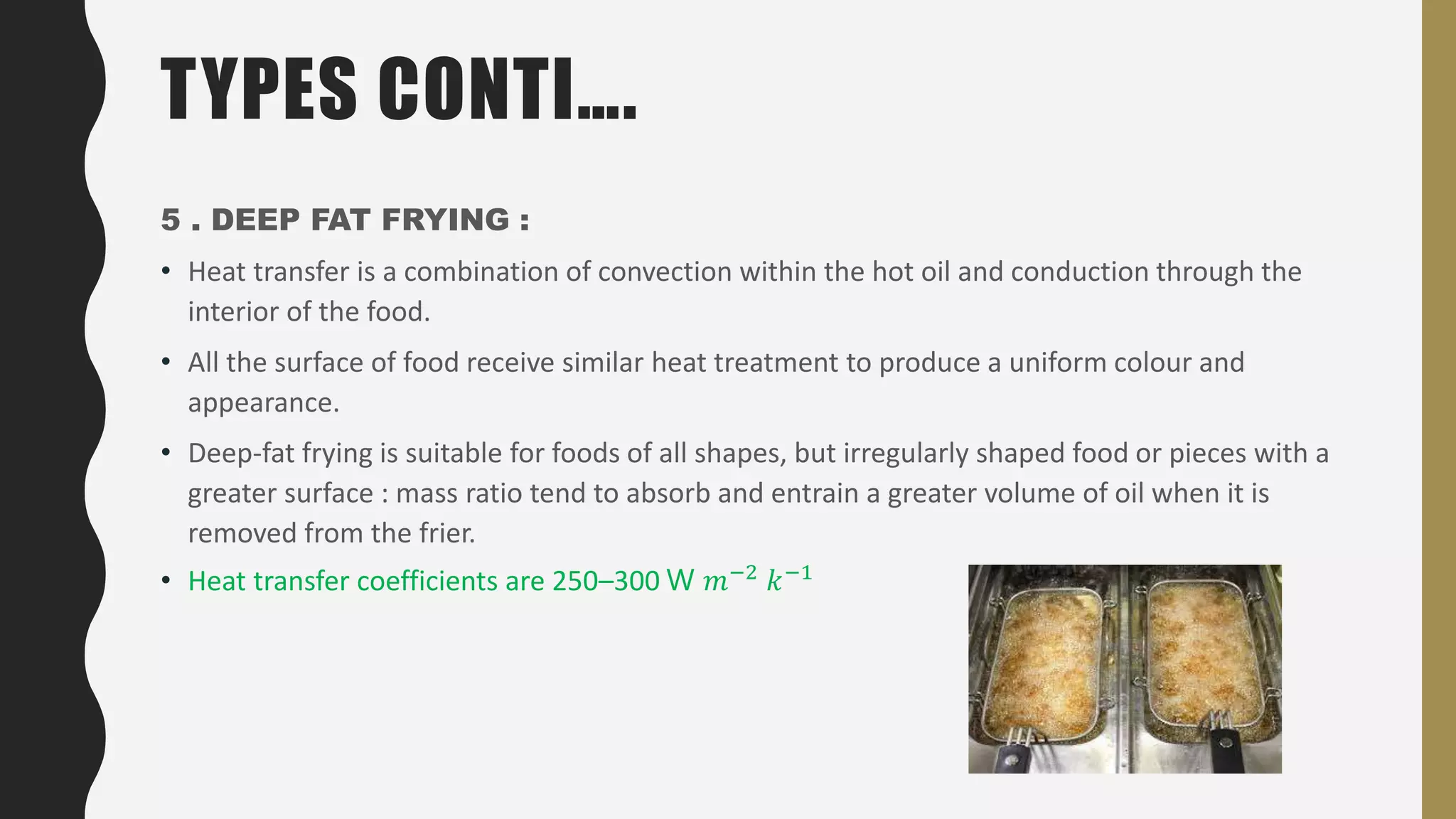 Frying - Theory and Equipment | PPTX