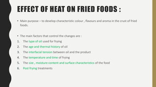 Frying - Theory and Equipment | PPTX