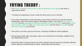Frying - Theory and Equipment | PPTX