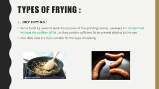Frying - Theory and Equipment | PPTX