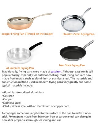 Frying pan (discussion) | PDF | Cooking | Food & Drink