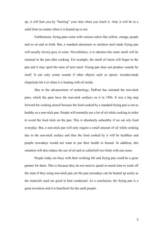 Frying pan (english as1) | DOCX