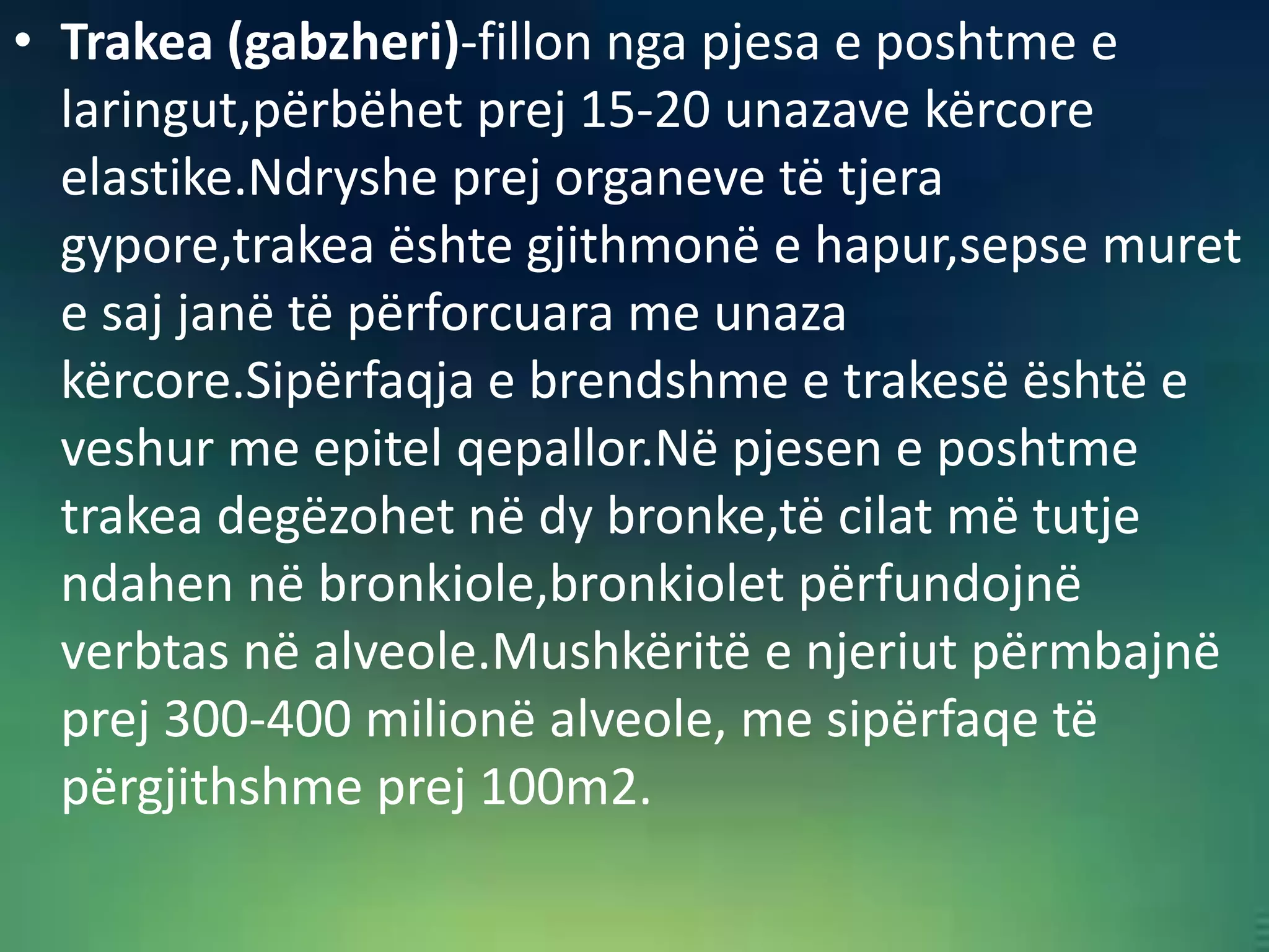 Biologji - Frymemarrja | PPTX