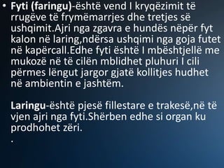 Biologji - Frymemarrja | PPTX