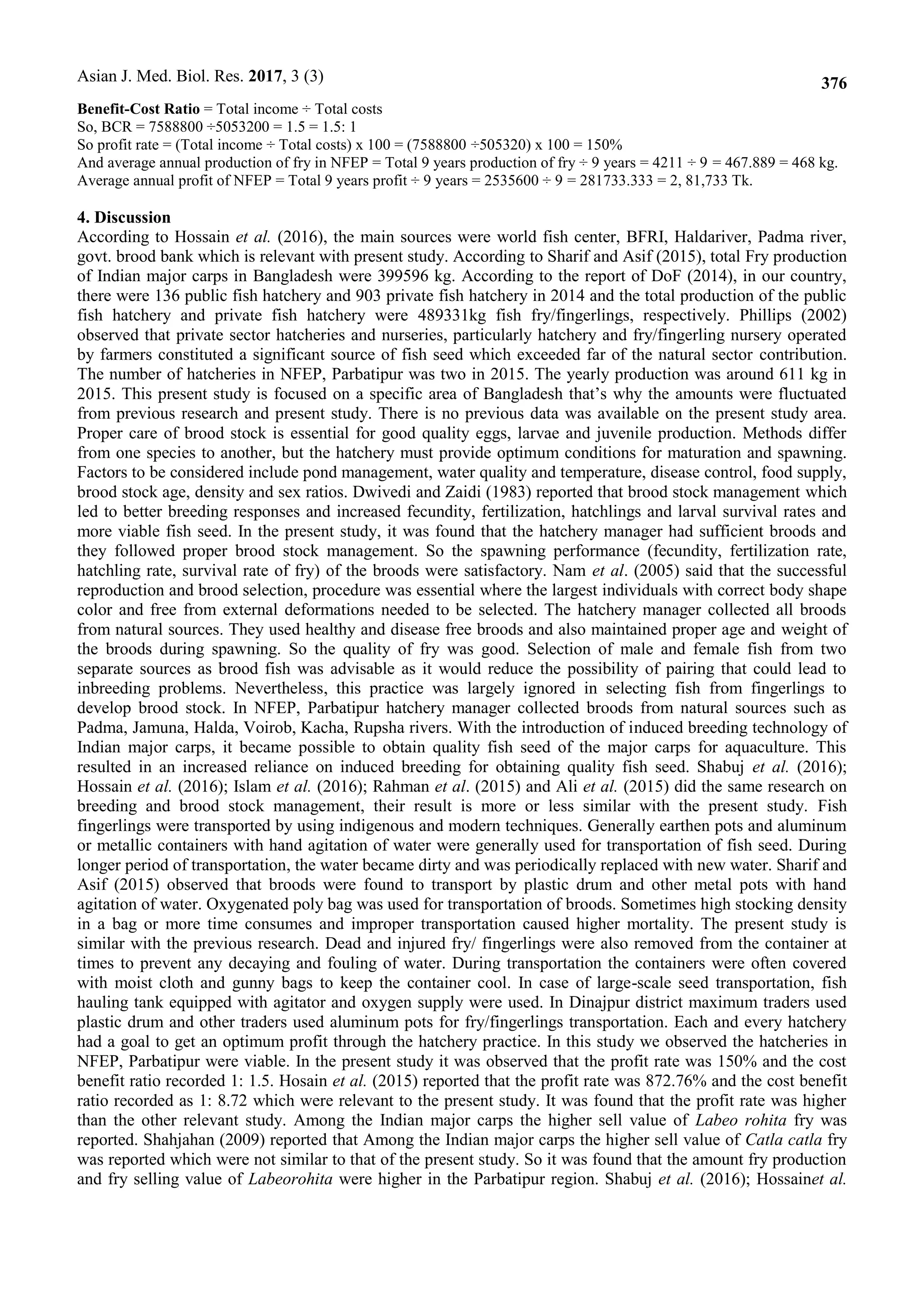 Fry production and its marketing system of North-West fisheries ...