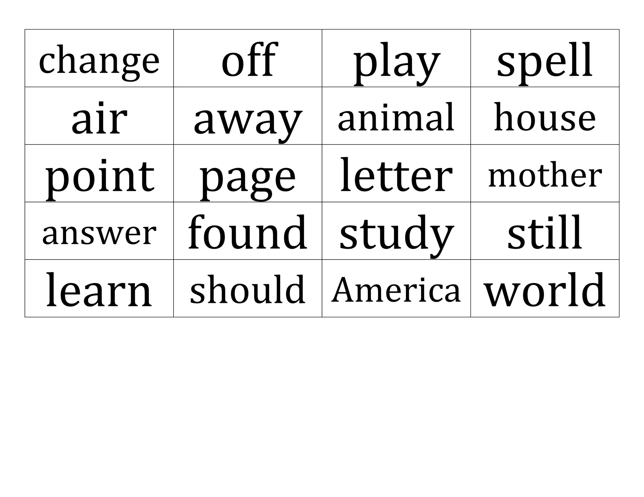 2nd Grade 101-200- Flash Cards | DOCX
