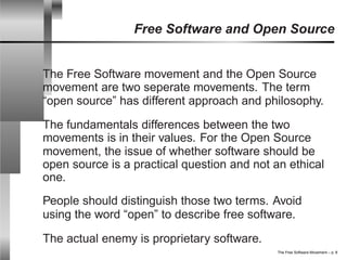 The Free Software Movement | PDF