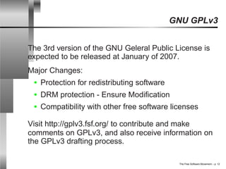 The Free Software Movement | PDF