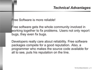 The Free Software Movement | PDF