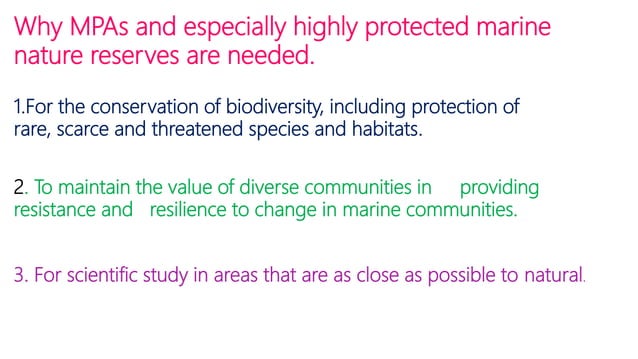 MARINE PROTECTED AREA | PPTX