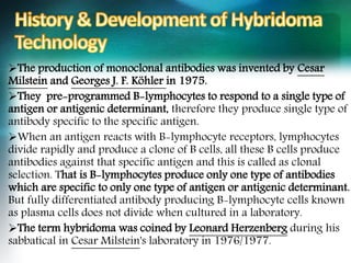 Hybridoma Technology & its application in fisheries | PPTX
