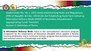 Farm school 4 pillars 1234567891011.pptx | Secondary Education | Education